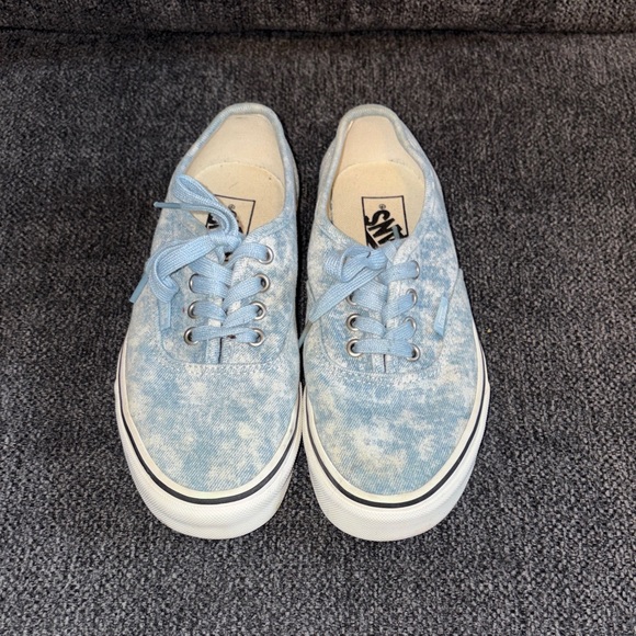 Vans | Shoes | Vans Sky Blue Patterned Sneakers | Poshmark